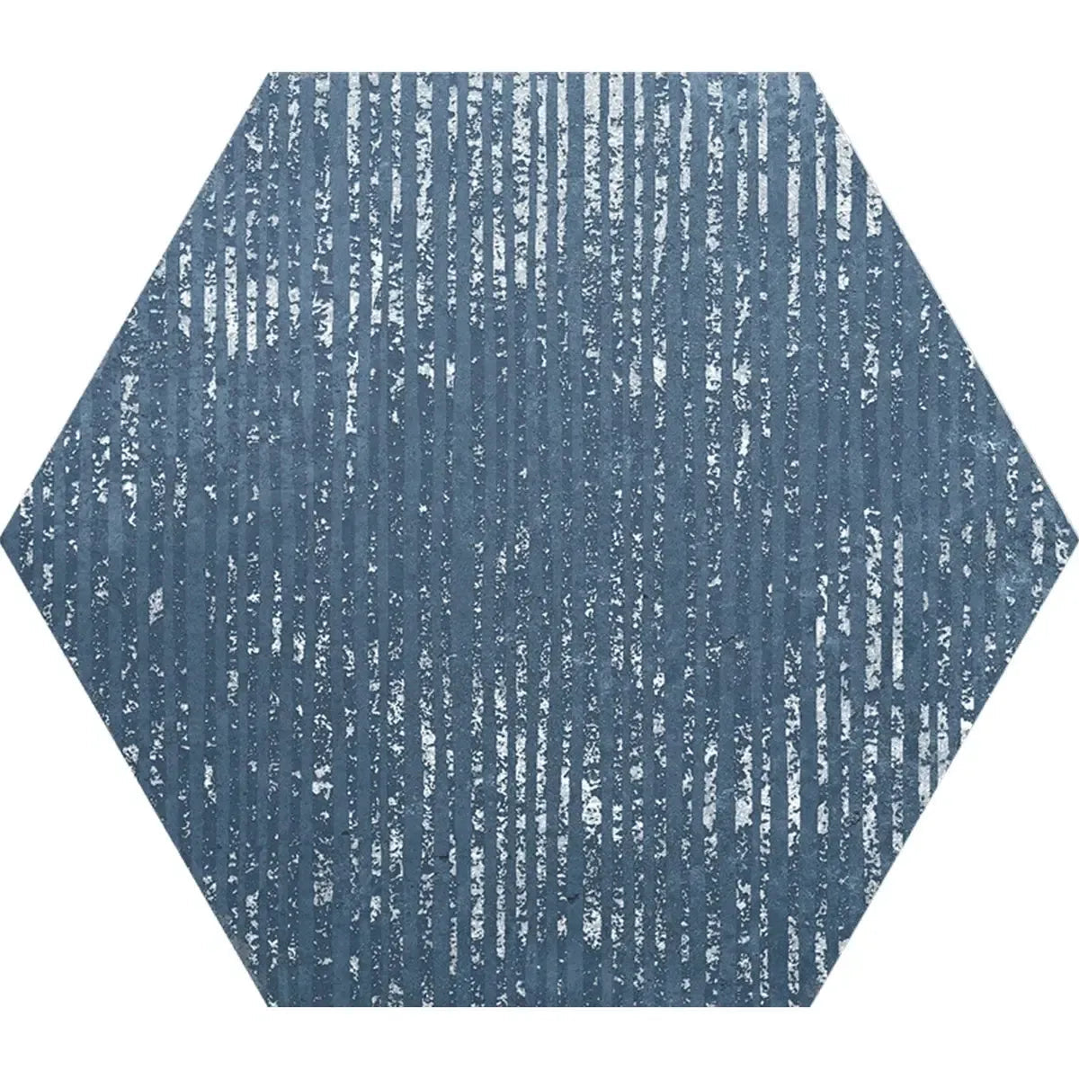 Portuguese Blue Dimension Hex Porcelain Tile | Colorful Backsplash ...