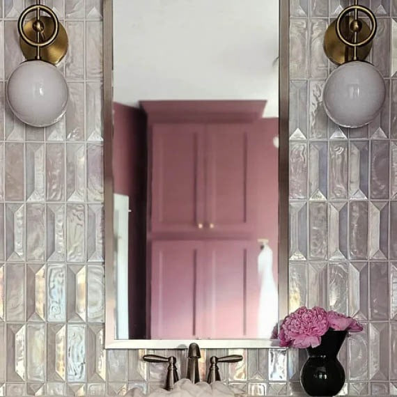 Prism Cast Glass | Dimensional Glass Mosaic TIles – Tile Club