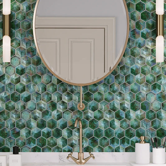 Prism Cast Glass | Dimensional Glass Mosaic TIles