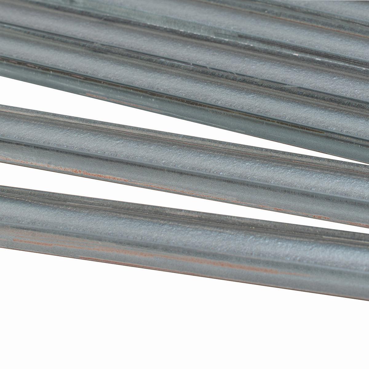 Stardust Pewter Pencil Glass Molding | Tile Club