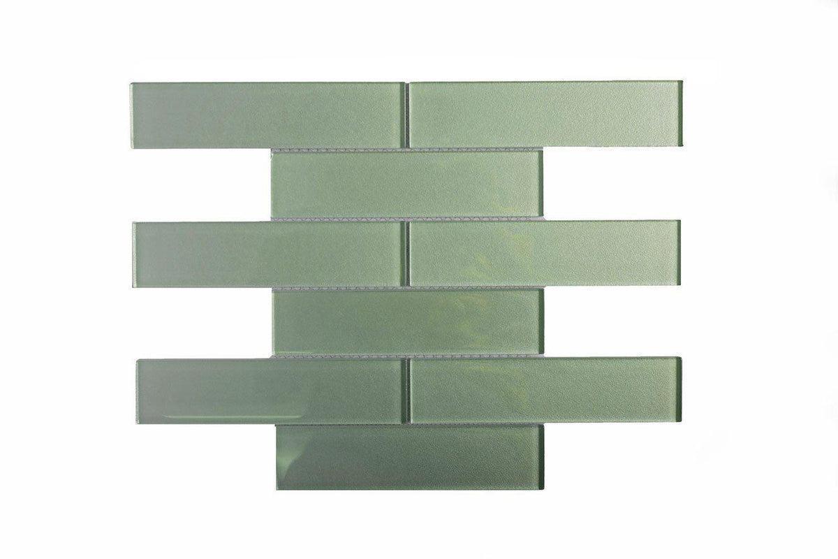 Stardust Stream 2X8 Glass Mosaic Tile Sample Swatch | Free Shipping on ...