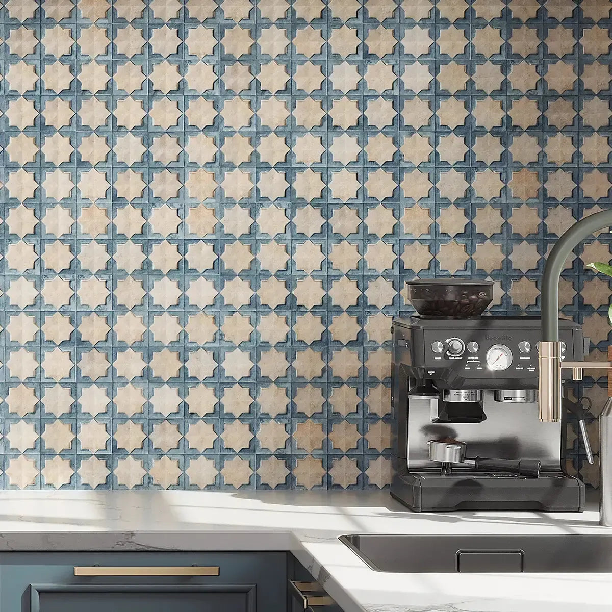 Sultana Celeste Blue Porcelain Tile 12x22 | Tile Club