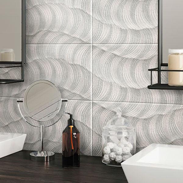 Tex Grey Atomic Ceramic Tile | Tile Club