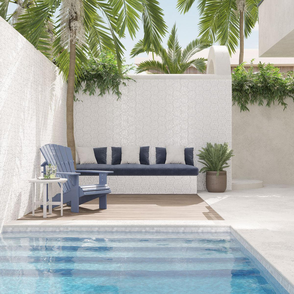 Tropical Sand Terrazzo Hex Porcelain Tile | Online Tile Store with Free ...