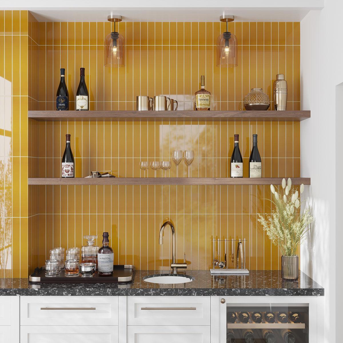 Viva Honey 2x16 Ceramic Subway Tile | Free Shippng Options | Tile Club