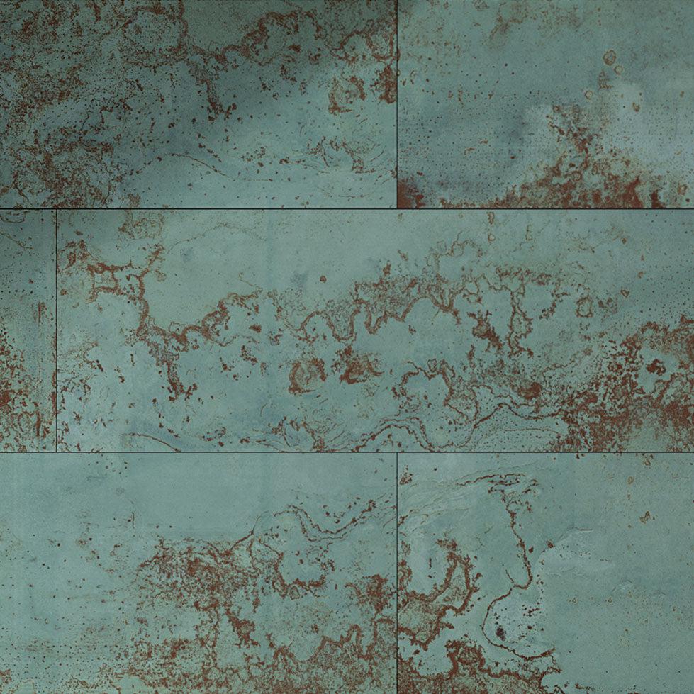 Zinc Green Matte Ceramic Wall Tile 18" x 48" | Tile Club